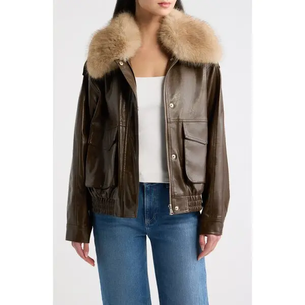 Love Token Amelia Faux Leather Jacket