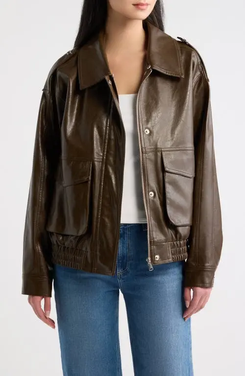 Love Token Amelia Faux Leather Jacket