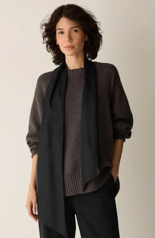 Eileen Fisher Double Tie Silk Scarf