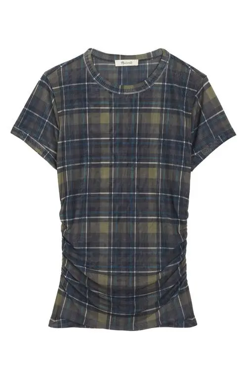 Madewell Ruched Cap Sleeve Tee