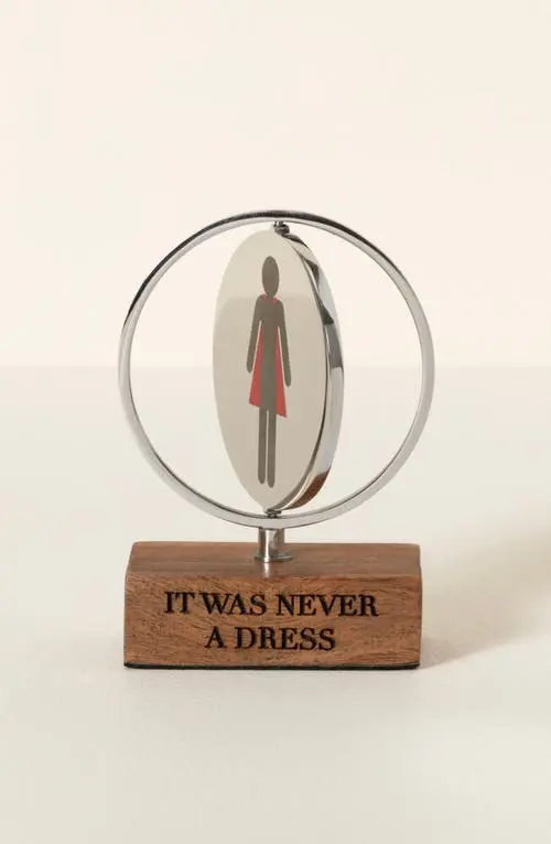 UNCOMMON GOODS It Was Never A Dress Desktop Spinner