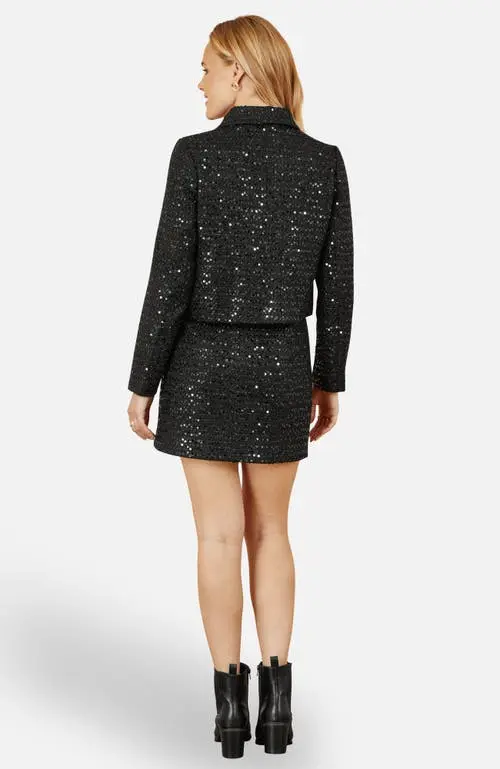 YUMI Boucle Sequin Jacket