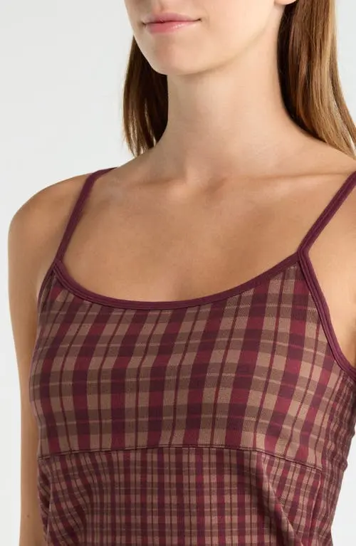 PACSUN Lottie Striped Tank Top - Brown