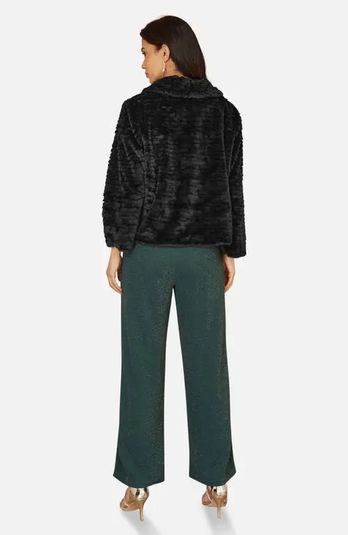YUMI Faux Fur Short Jacket