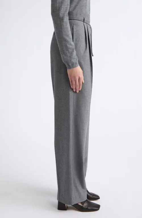 Max Mara Pleated Straight Leg Pants