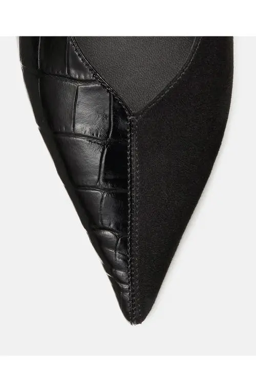 Kate Spade New York Viv Croc Embossed Slingback Pump