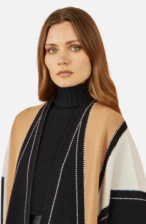 YUMI Color Block Cape
