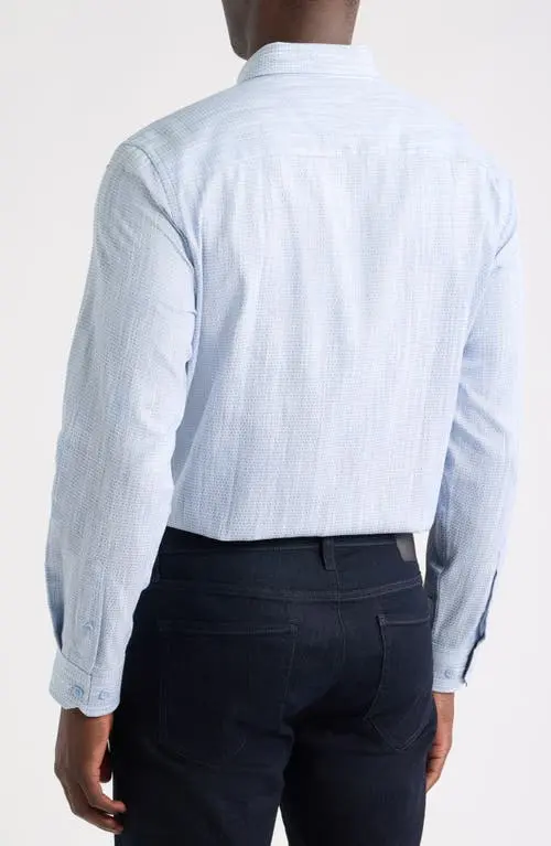 Johnston & Murphy Collin Jacquard Cotton Button-up Shirt