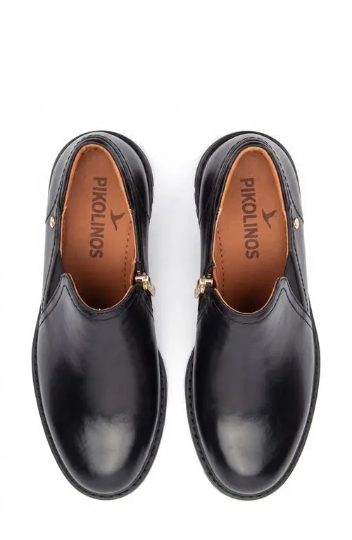 Pikolinos Medina Leather Bootie - Black
