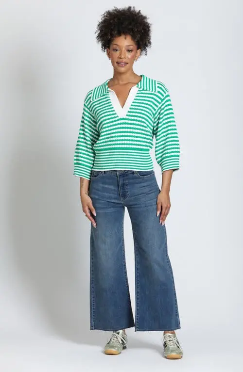 APNY V-neck Polo Sweater