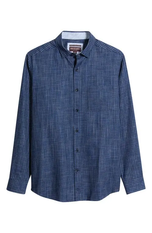 Johnston & Murphy Collin Jacquard Cotton Button-up Shirt