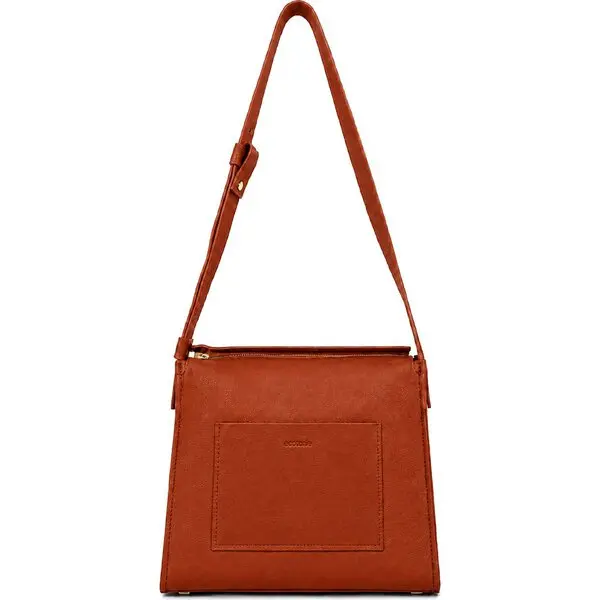 Écotorie Eleanor Leather Crossbody Bag - Rust