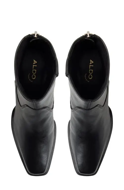 Aldo Ybiraweth Leather Bootie - Black