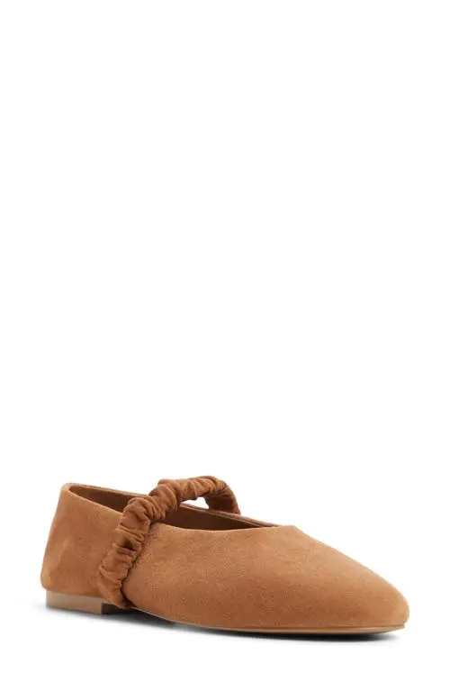 Aldo Haylia Mary Jane Flat - Medium Brown