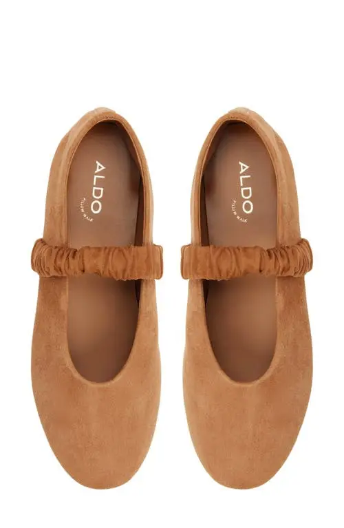 Aldo Haylia Mary Jane Flat - Medium Brown