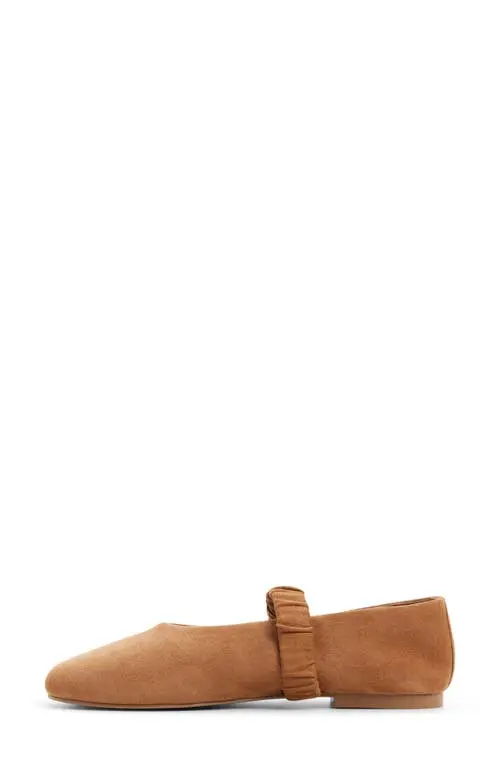 Aldo Haylia Mary Jane Flat - Medium Brown
