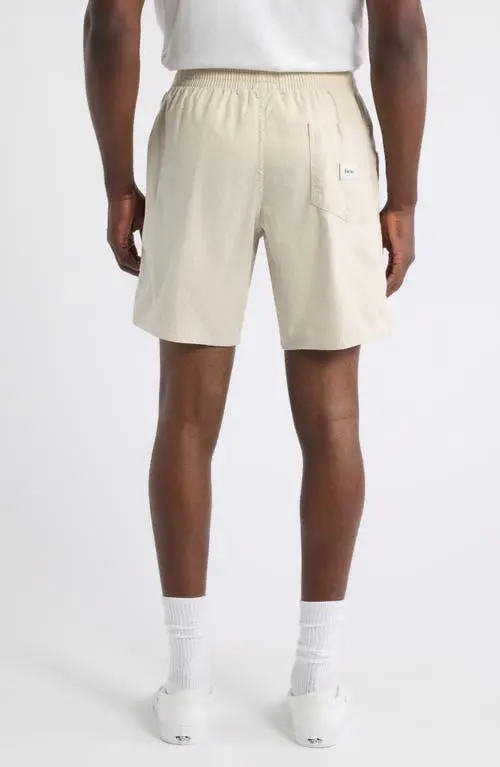 RHYTHM Linen & Cotton Jam Shorts - Sand