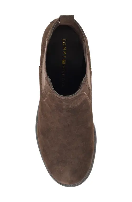Tommy Hilfiger Valma Faux Leather Chelsea Boot - Deep Brown
