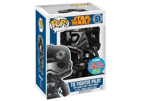 FUNKO Pop! Star Wars Tie Fighter Pilot 2015 Nycc Exclusive Figure #51