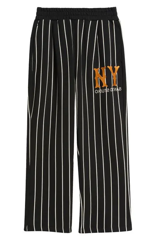SANTO STUDIO Ny Stripe Fleece Pants