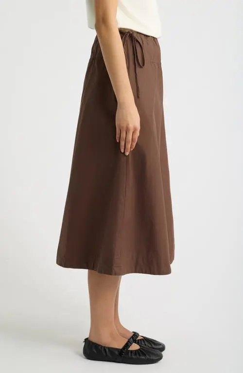 DAMSON MADDER Caspia Organic Cotton Midi Skirt