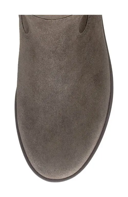 Gabor Vina Leather Knee High Wedge Boots - Mohair