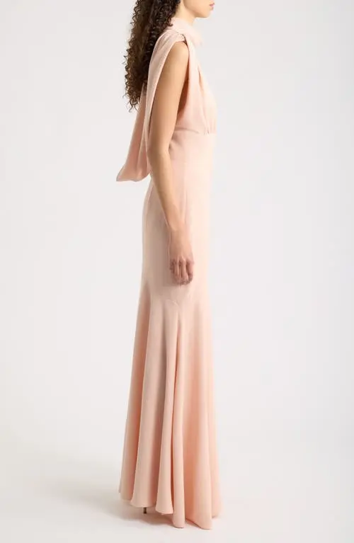 Black Halo Adelina Stretch Crepe Gown