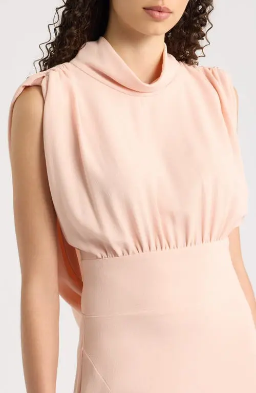 Black Halo Adelina Stretch Crepe Gown