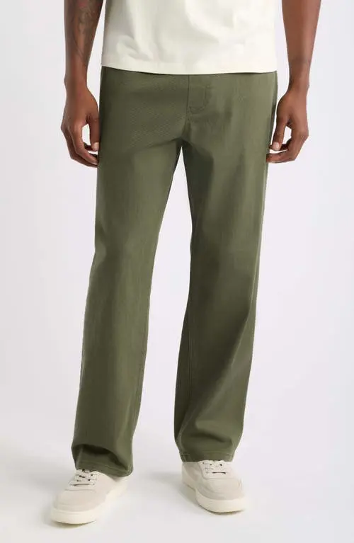 SANTO STUDIO Peninsula Relaxed Straight-leg Pants - Olive