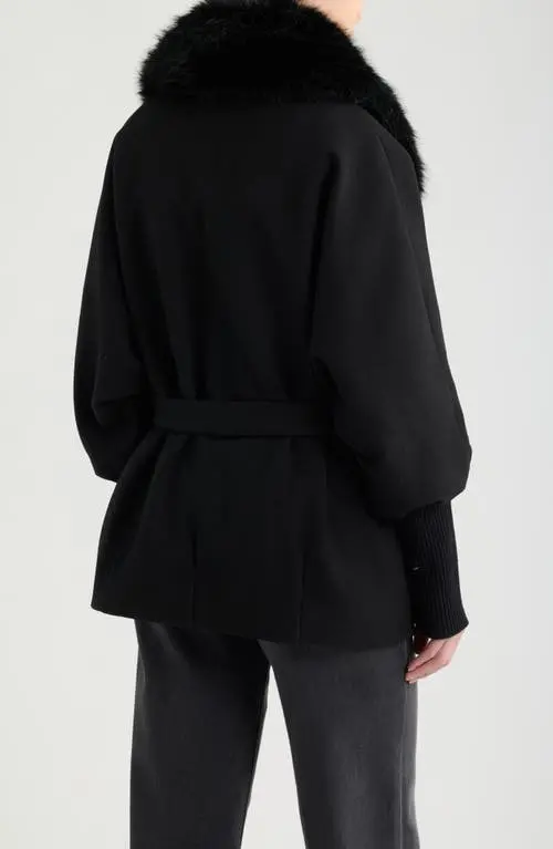 Love Token Halley Faux Fur Collar Jacket