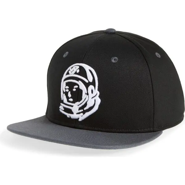 BILLIONAIRE BOYS CLUB Two Tone Embroidered Logo Snapback Cap - Black