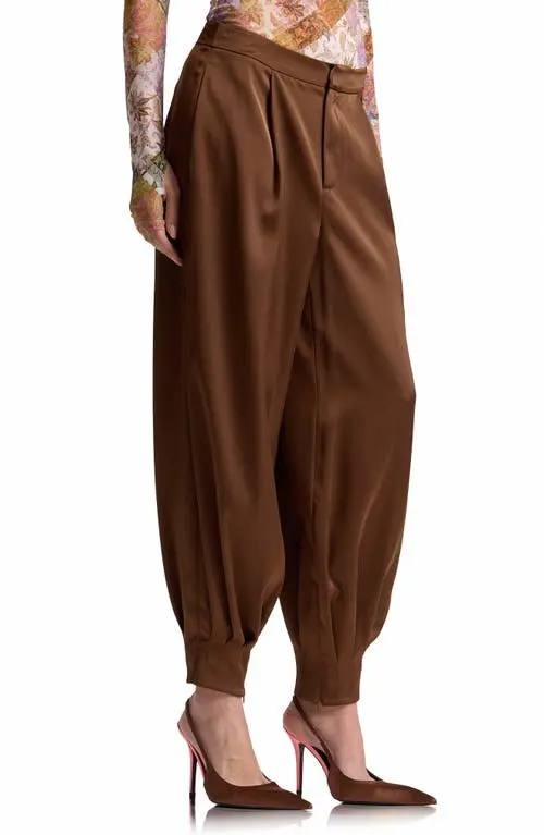 Avec Les Filles Pleated Balloon Pants