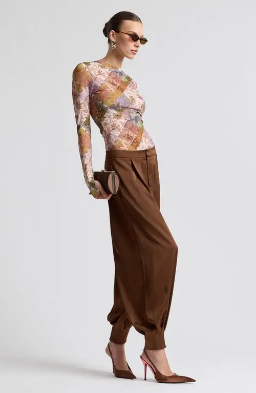 Avec Les Filles Pleated Balloon Pants