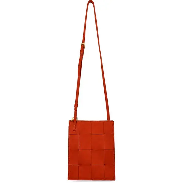 Écotorie Polly Woven Leather Crossbody Bag