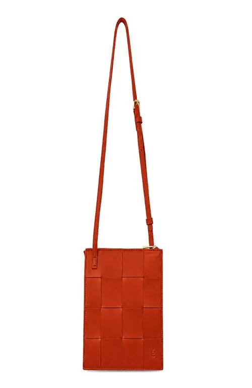Écotorie Polly Woven Leather Crossbody Bag