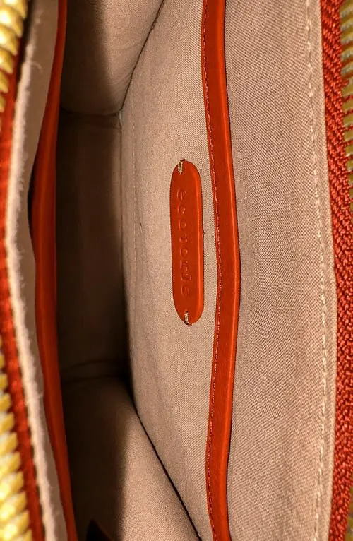 Écotorie Polly Woven Leather Crossbody Bag