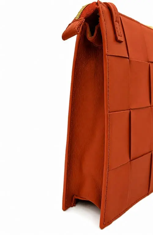 Écotorie Polly Woven Leather Crossbody Bag