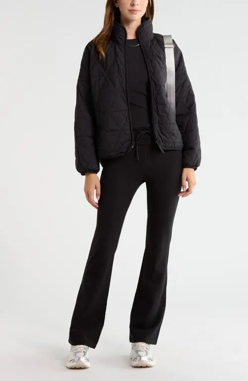 Zella Quilted Packable Jacket - Black