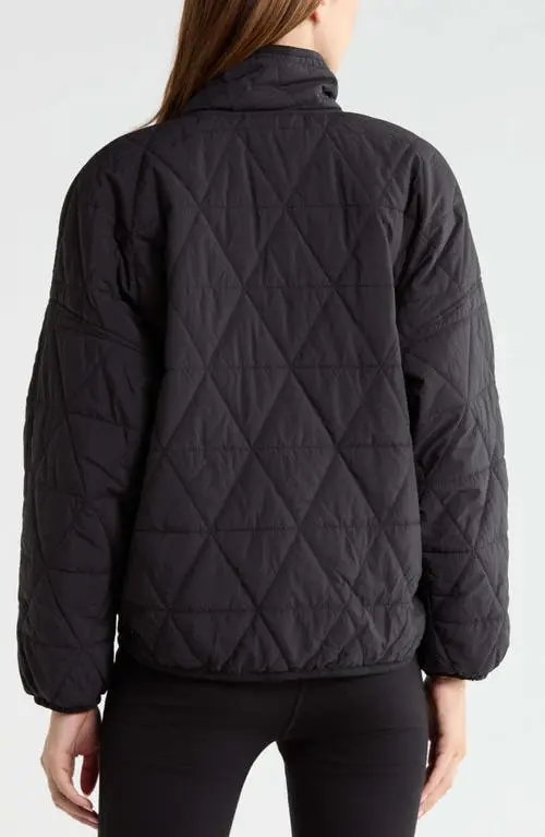 Zella Quilted Packable Jacket - Black