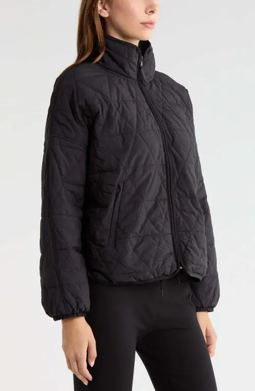 Zella Quilted Packable Jacket - Black