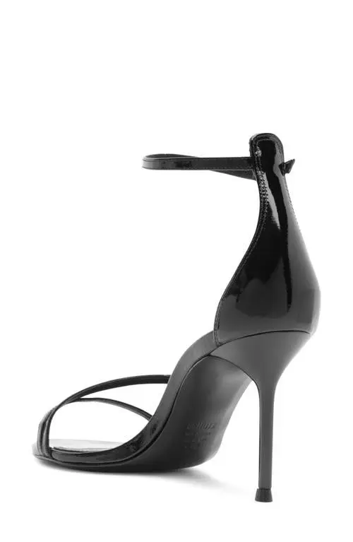 Schutz Tessa Leather Sandal - Black