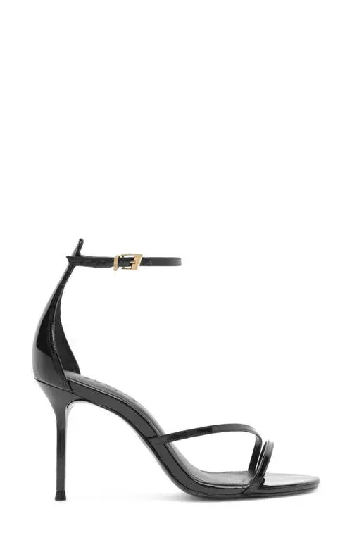 Schutz Tessa Leather Sandal - Black