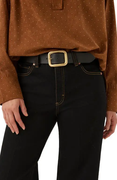 Karen Kane Embellished Faux Suede Shirt - Mocha