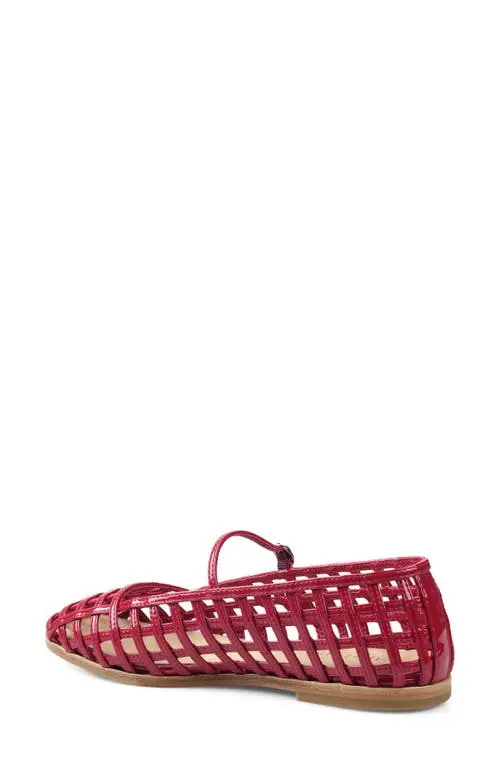 ZIGI Dawsen Mary Jane Flat - Red Leather
