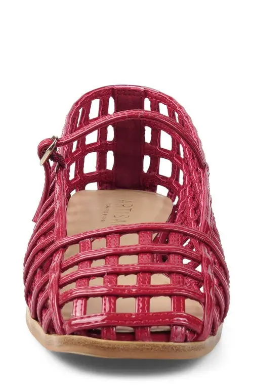 ZIGI Dawsen Mary Jane Flat - Red Leather