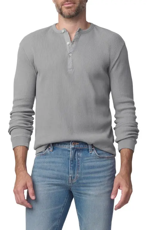 Joe's Jeans Long Sleeve Waffle Henley T-shirt - Mockingbird