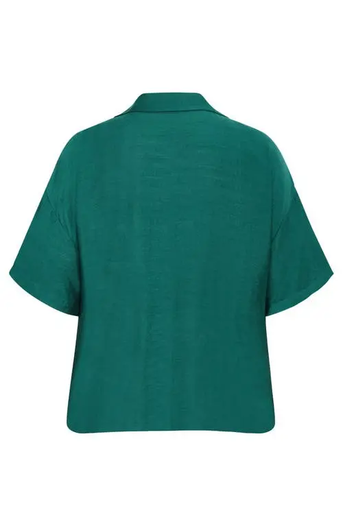 City Chic Rosie Tie Front Shirt