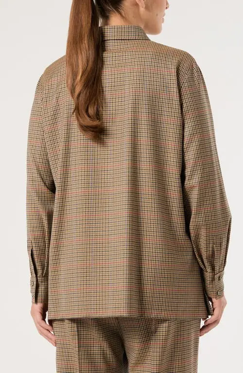 Marina Rinaldi Wool Shirt Jacket