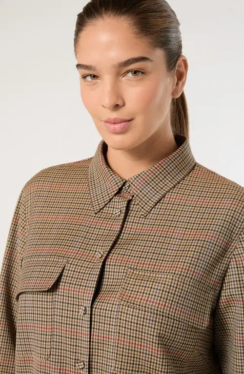 Marina Rinaldi Wool Shirt Jacket