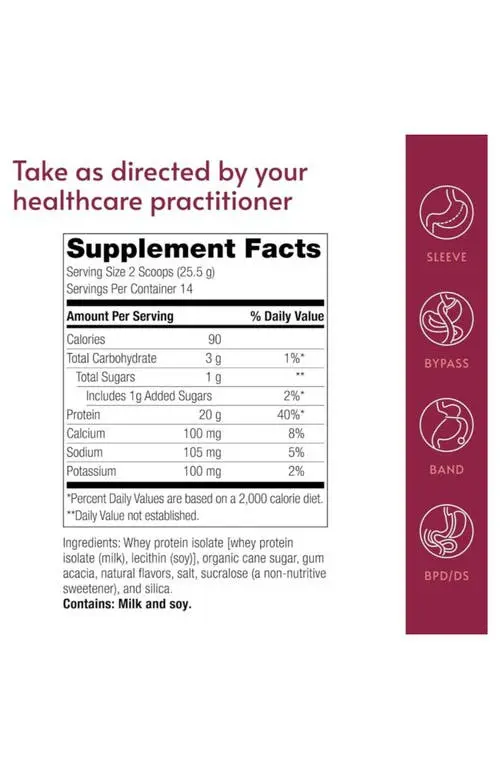 BARIATRIC ADVANTAGE High Protein Vanilla Supplement Mix 14 Servings
